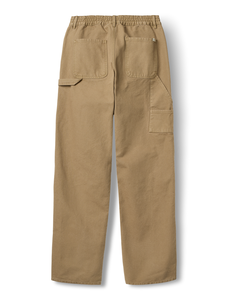 CLAY DOUBLE KNEE PANTS - BURNT KHAKI – LOCUS
