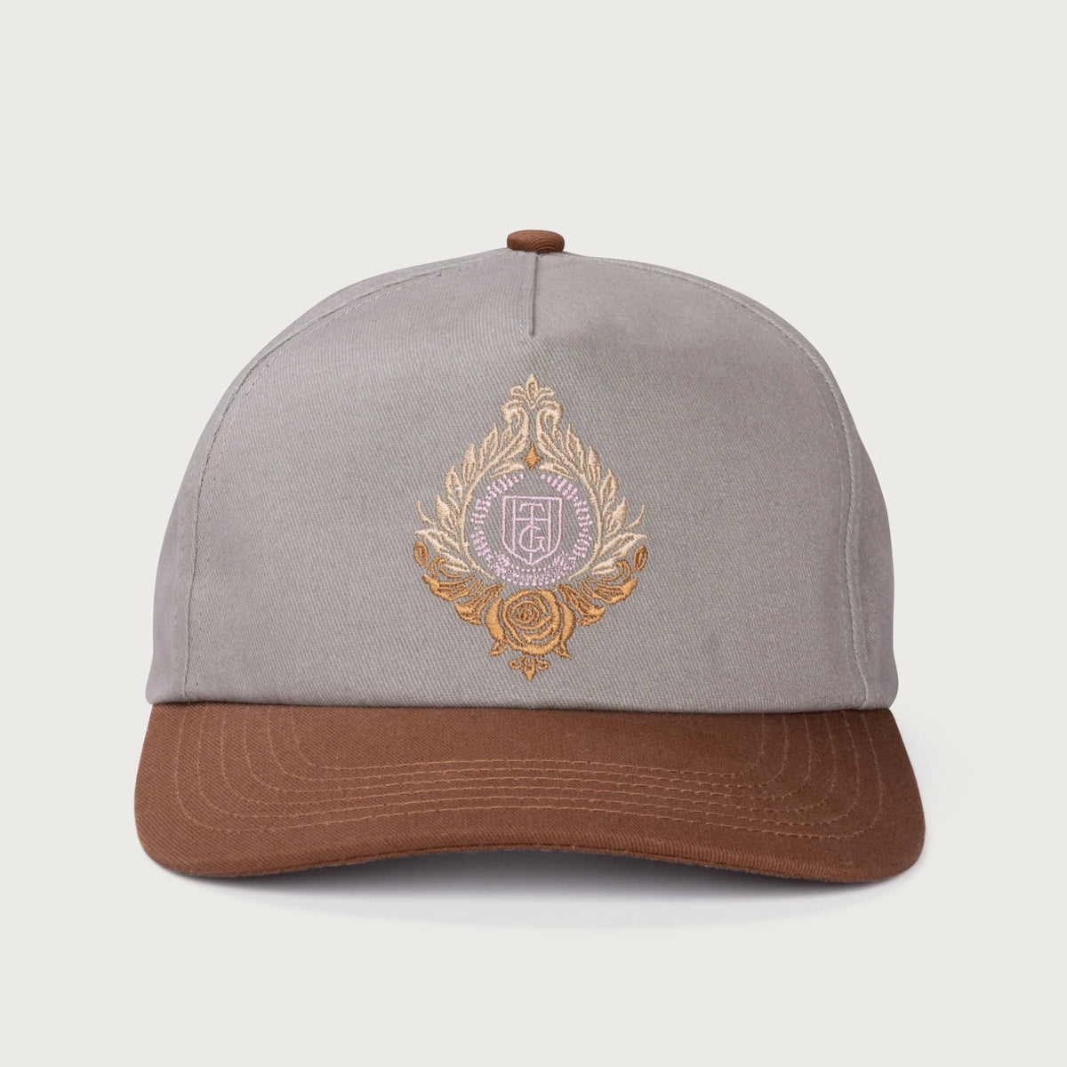 D-HOLIDAY HERITAGE CREST LOGO HAT - GREY – LOCUS