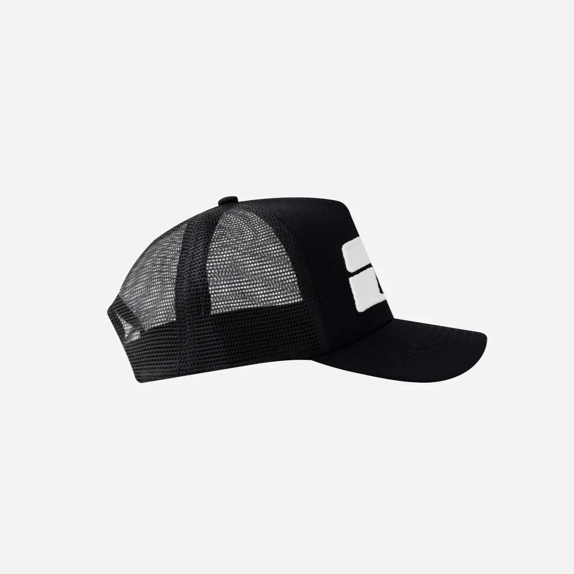 S'5 PANEL TRUCKER HAT - BLACK – LOCUS