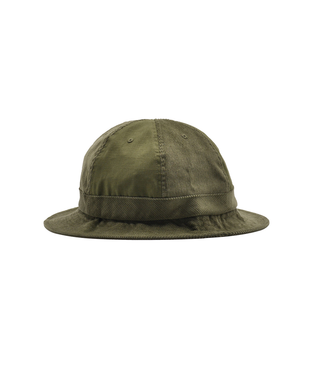 BELL HAT - OLIVINE RIPSTOP/CORD – LOCUS